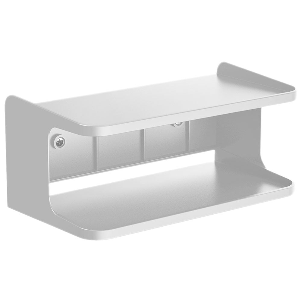 Double-layer Bedside Storage Bracket Bathroom Wall-mounted (black ...