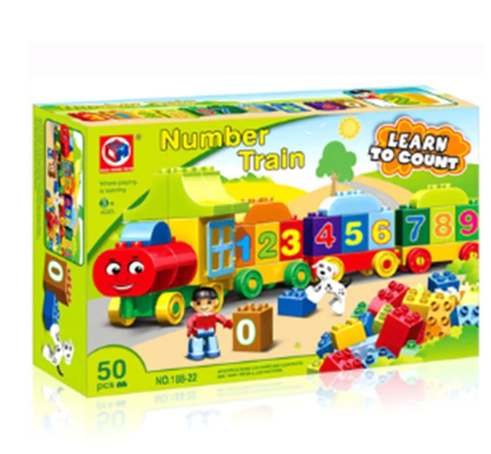 Double-layer Building Blocks Large City Train Large Particle Building ...