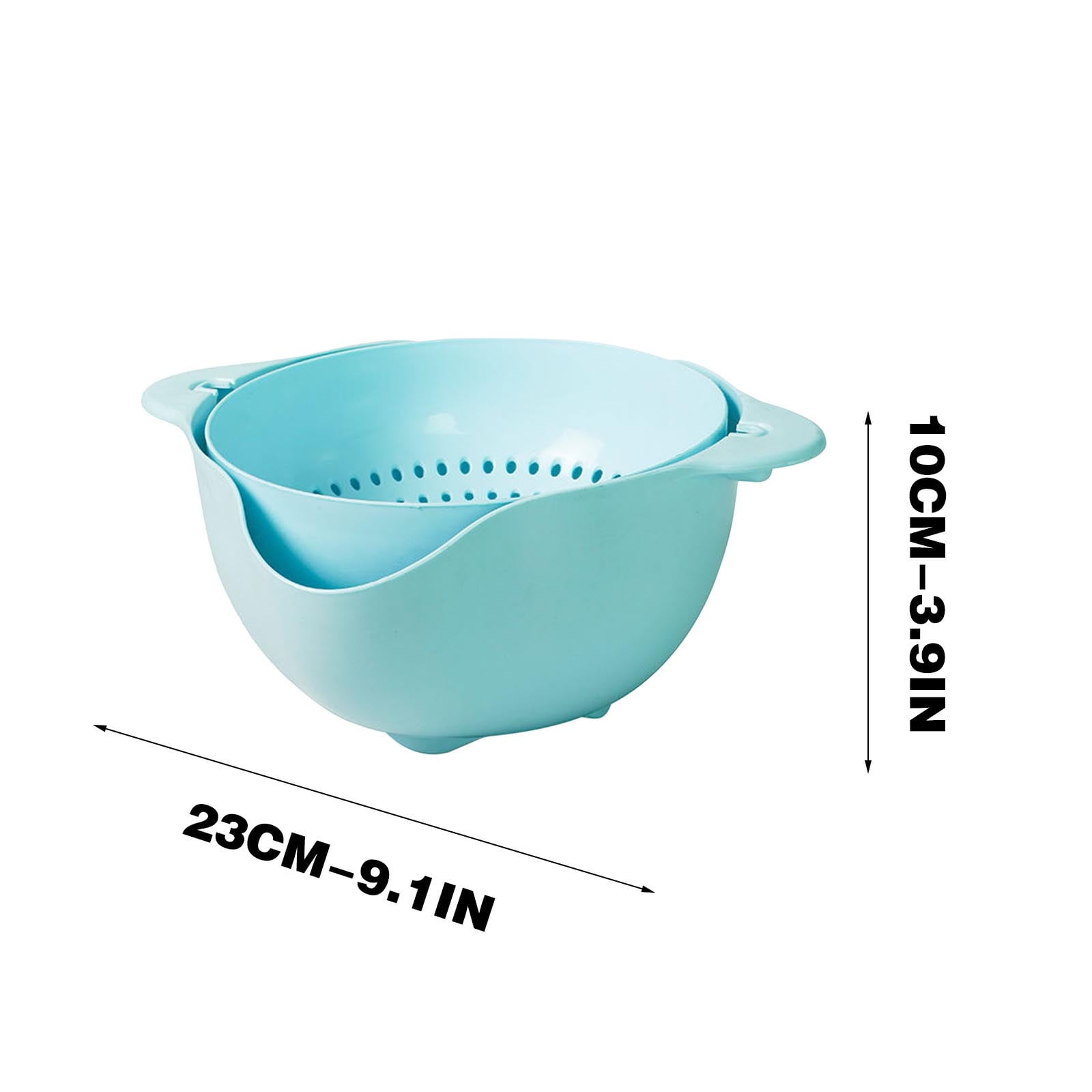 Double-layer Drain Basket, Plastic Vegetable Wash Basin, Drainage ...