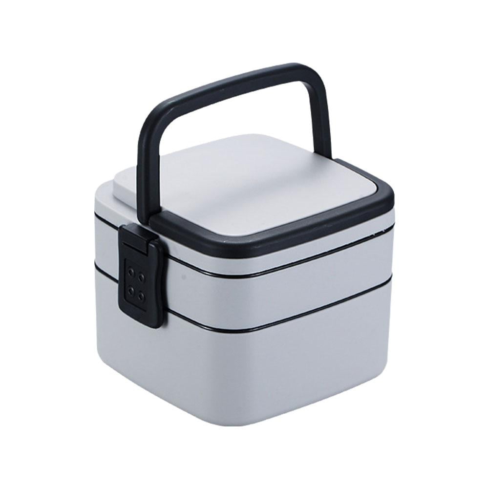 Double-layer Lunch Box Portable Microwave Food Box Fruit Container s ...