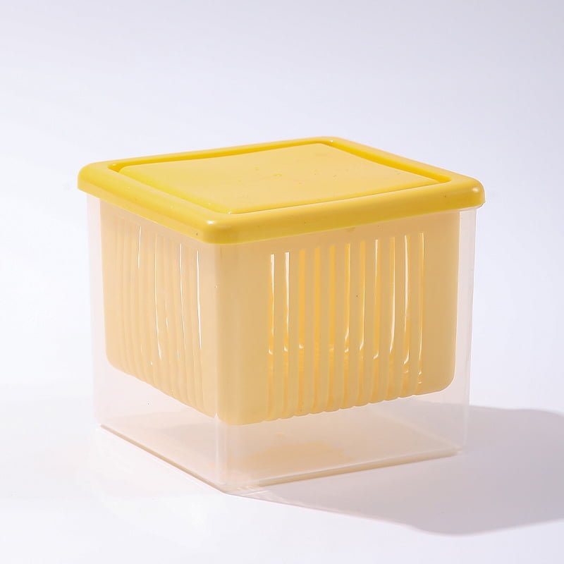 Double-layer Refrigerator Storage Box Ginger Scallion Onion Containers ...
