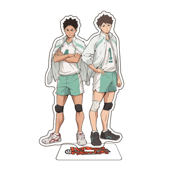 [Double-layer double-sided] Haikyu standing brand, Yingshan ornament ...