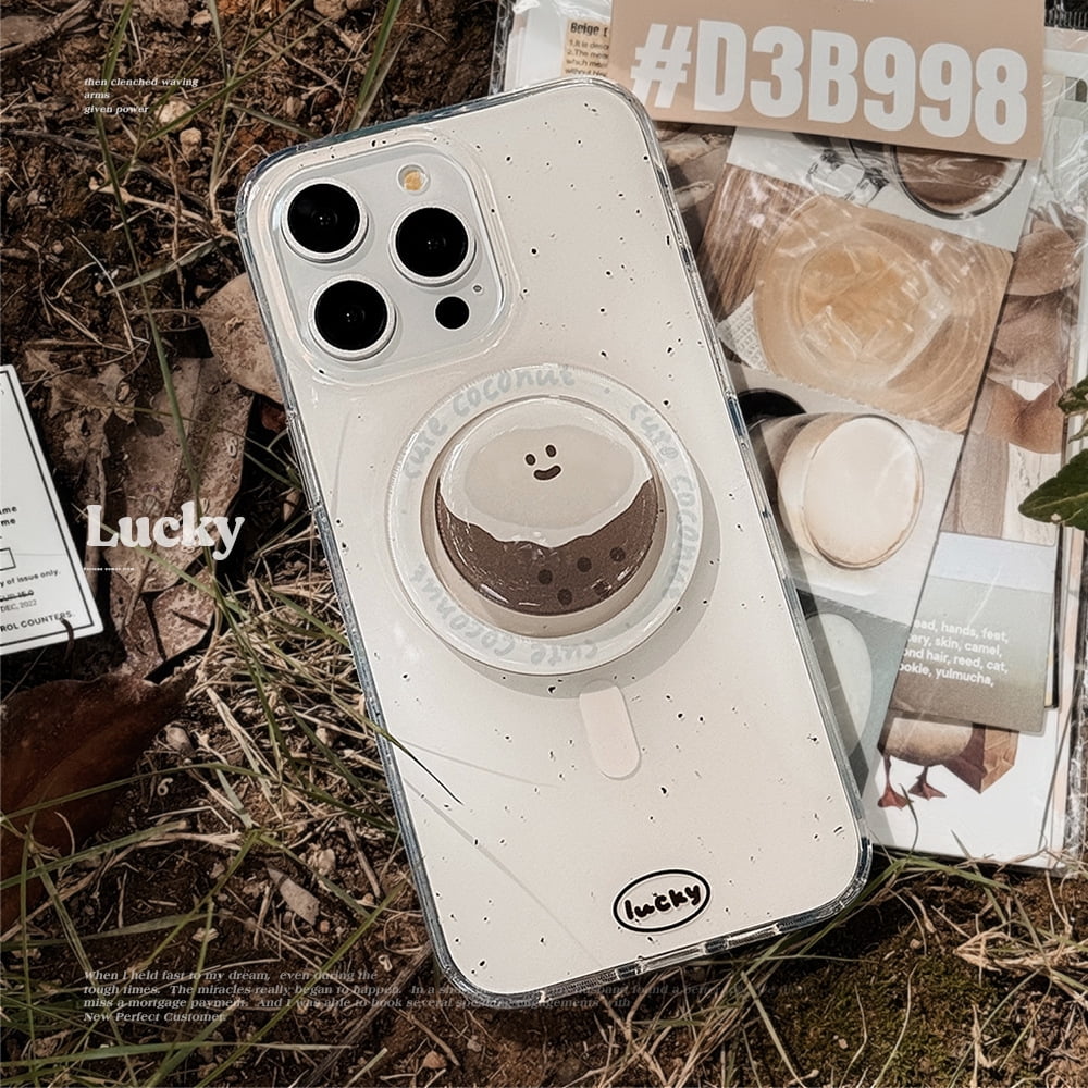 Double layer imd apple 16 mobile phone case 14 magnetic holder ...