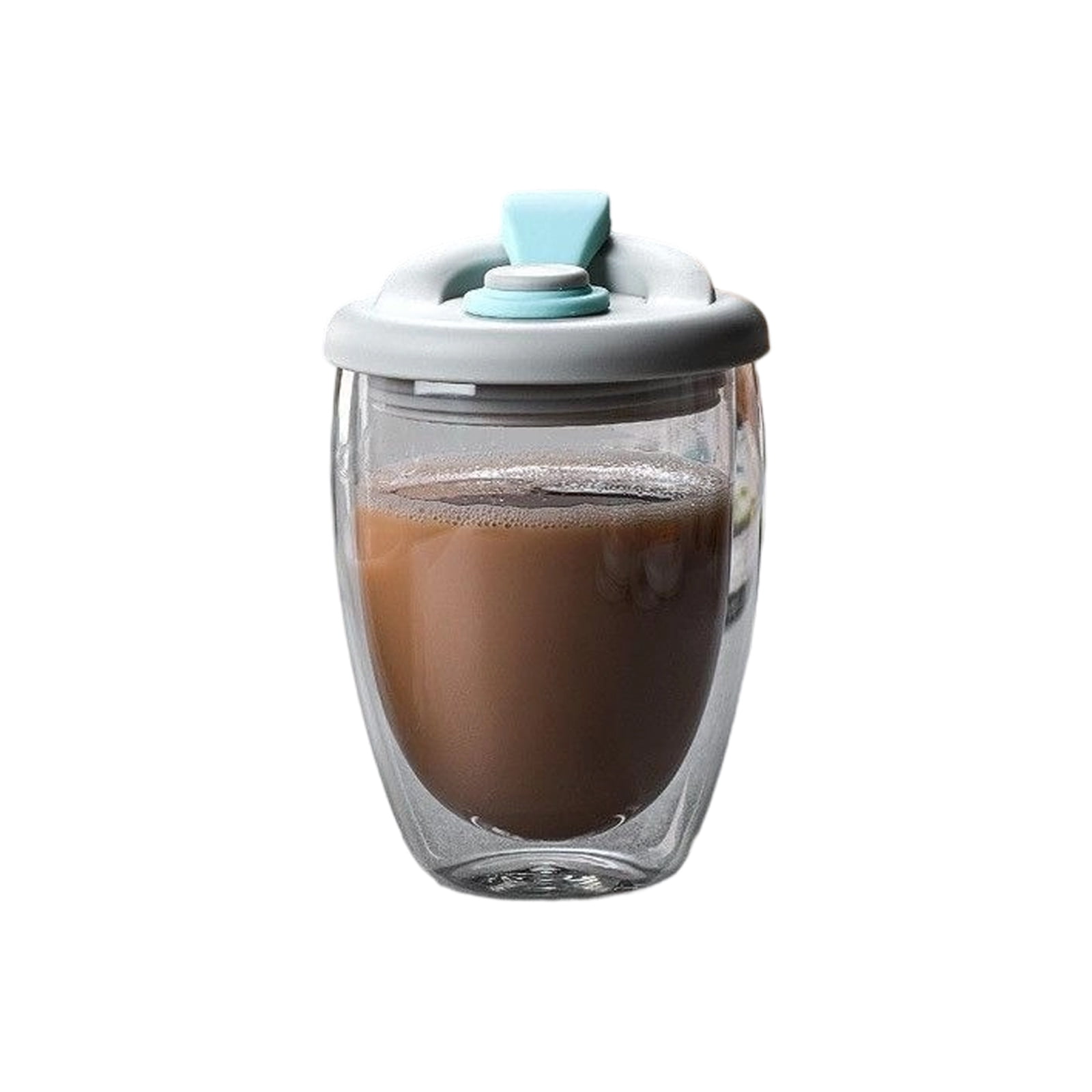 Double layer insulated high borosilicate glass cup - Walmart.com