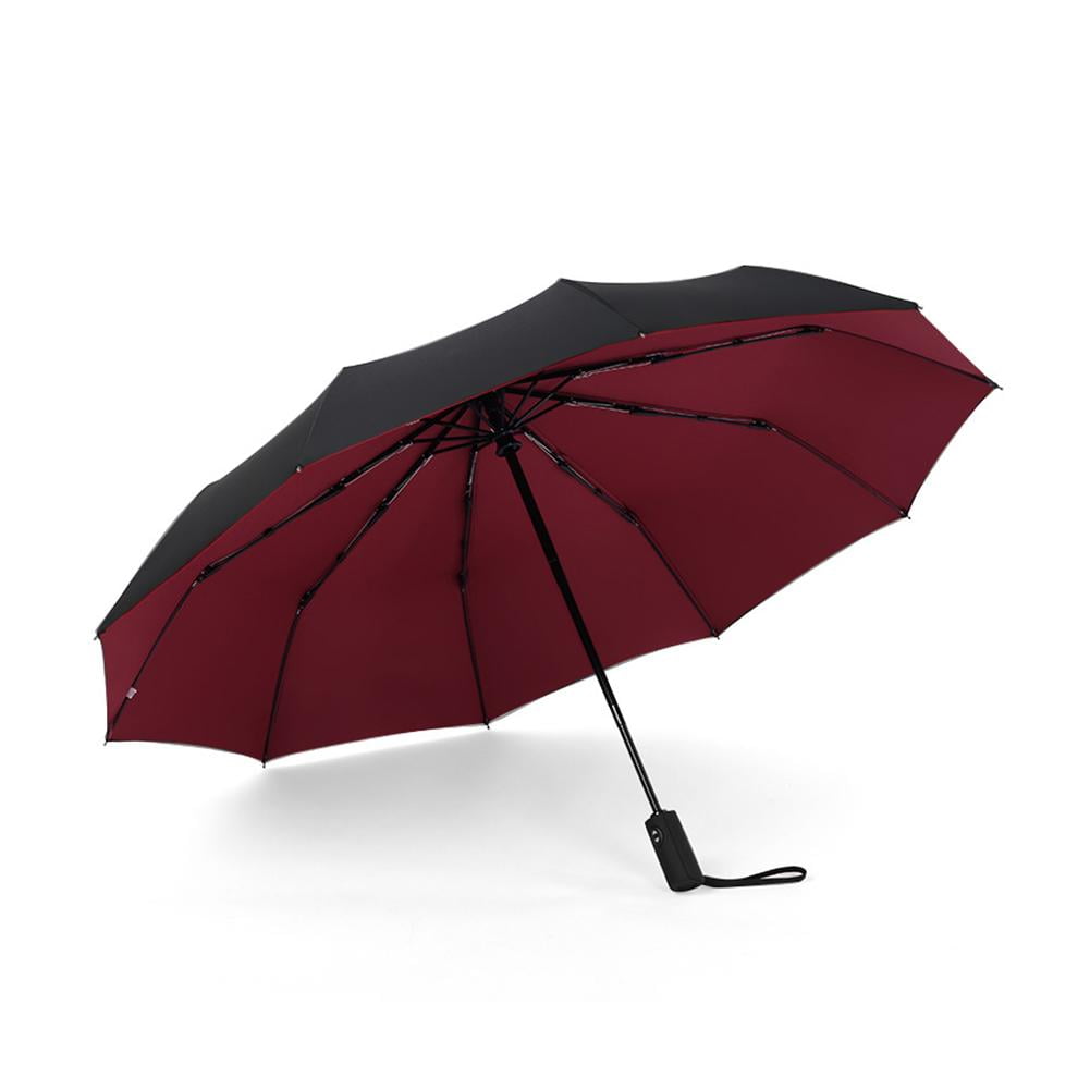 Double layer wine red (C) $ double layer umbrella fully automatic 10 ...
