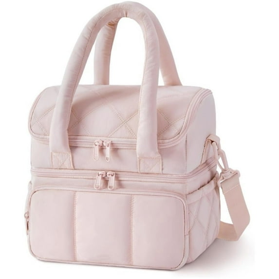 Double layered women's lunch bag, women's hand carrying dirt resistant ...