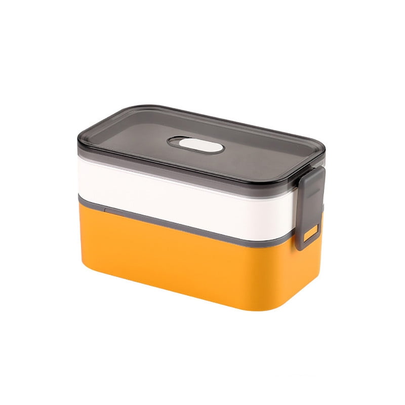 Double lunch box, microwaveable, 650ml top and 1000ml bottom - Walmart.com