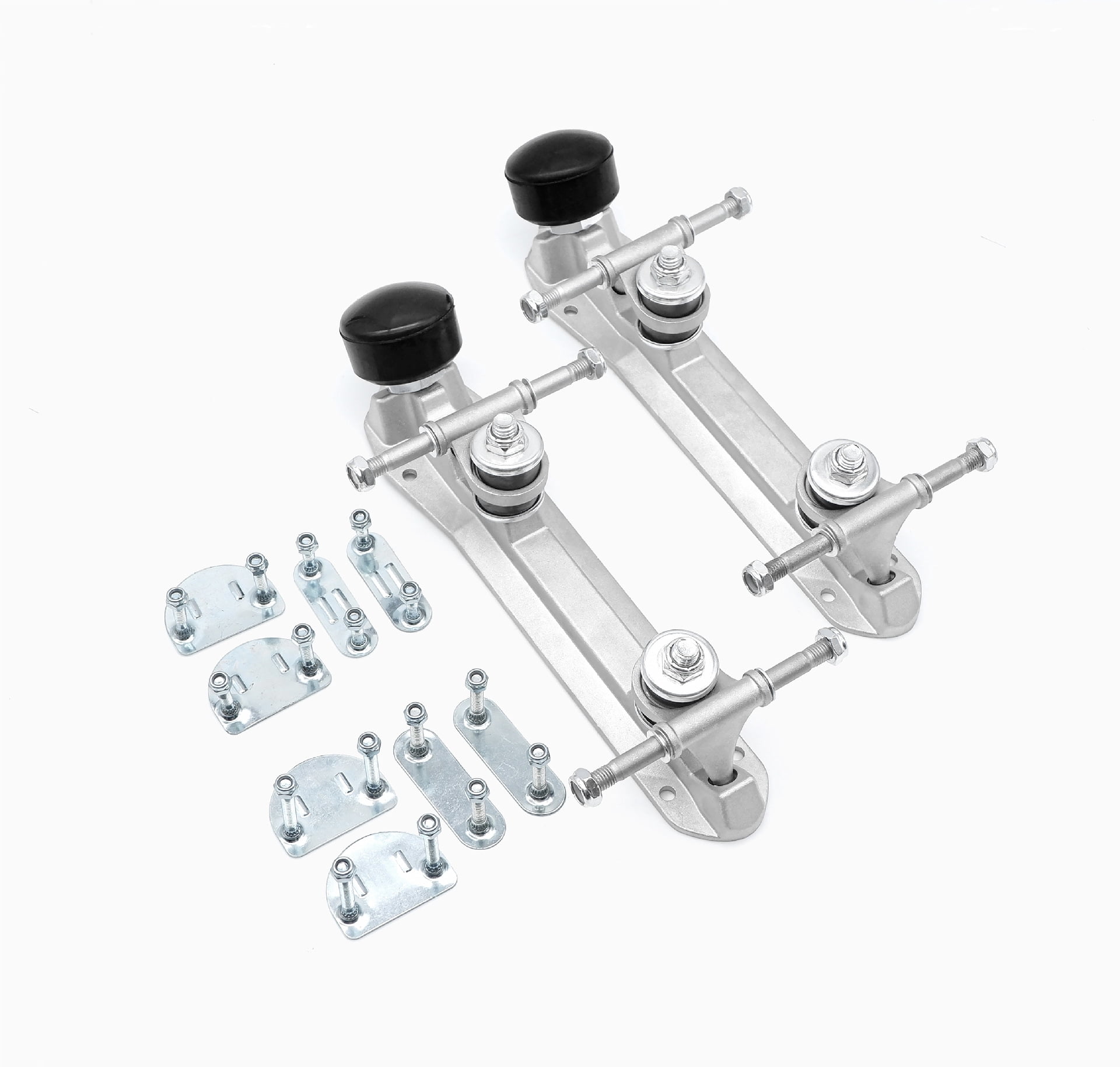 Double-row roller skates four-wheel skates aluminum alloy base roller ...