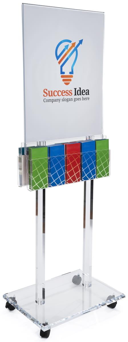 Double-sided Acrylic Sign Stand And Literature Rack Displays 22 x 28 ...
