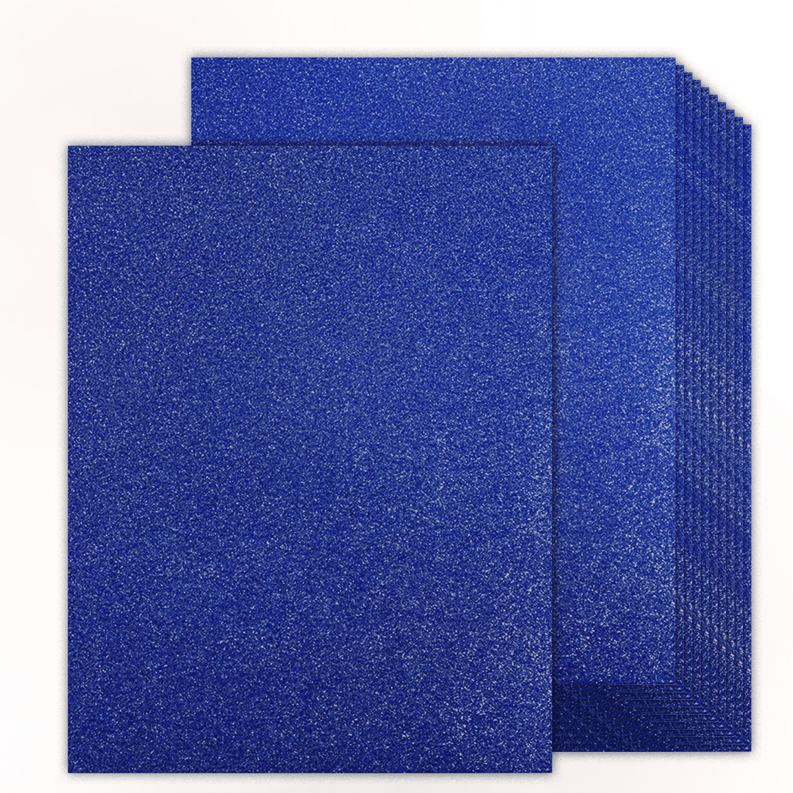 Double-sided Blue Glitter Cardstock 8.5x11- Goefun Metallic Cardstock ...