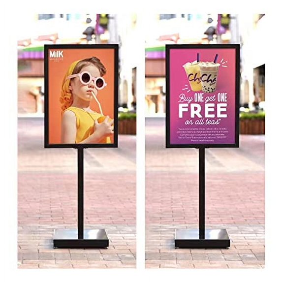 Double-sided Board Sign Holder Floor Stand Display 20"x28" (Only Stand ...