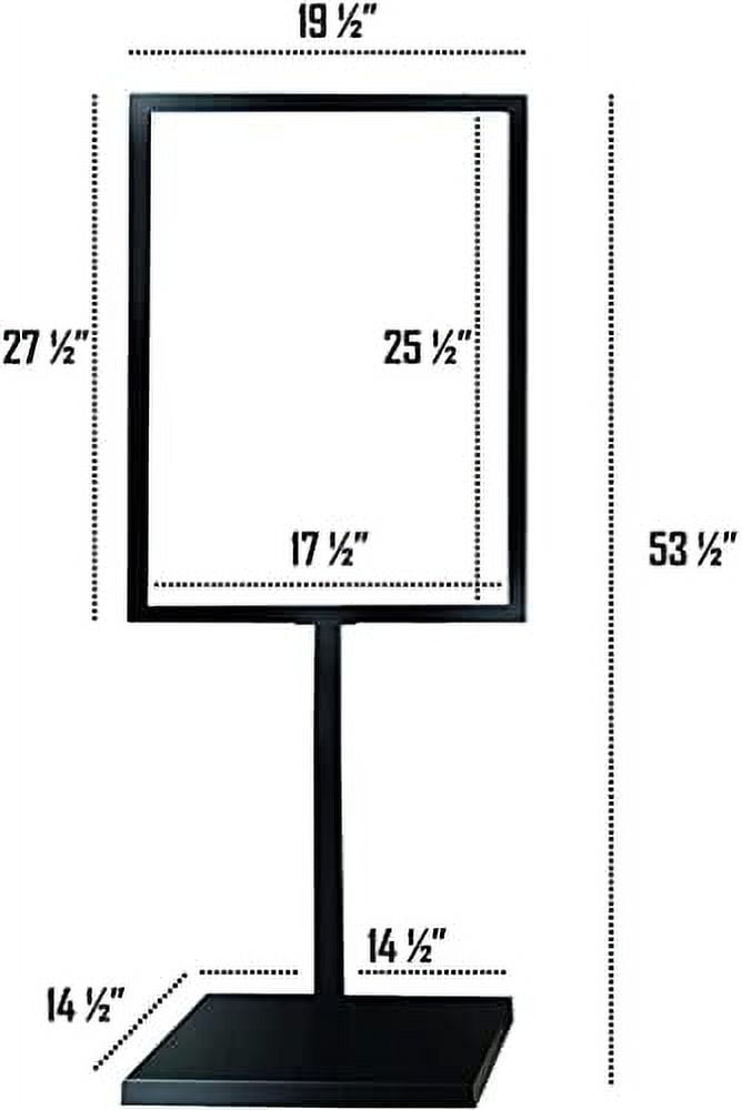 Double-sided Board Sign Holder Floor Stand Display 20"x28" (Only Stand ...