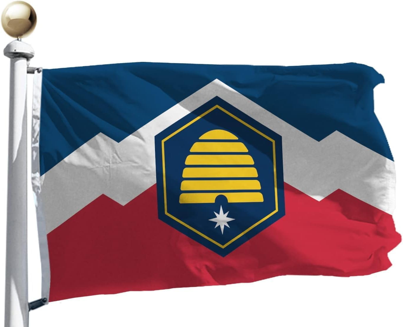Double sided New Utah State Flag,Outdoor Indoor, New UT State Flags ...
