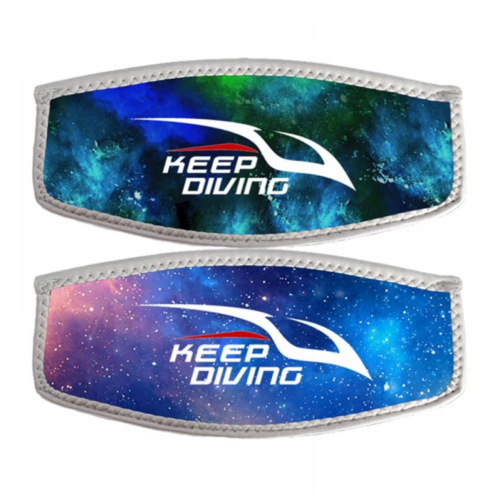Double-sided Printed Headband Diving Mask Slap Straps for Diving And ...