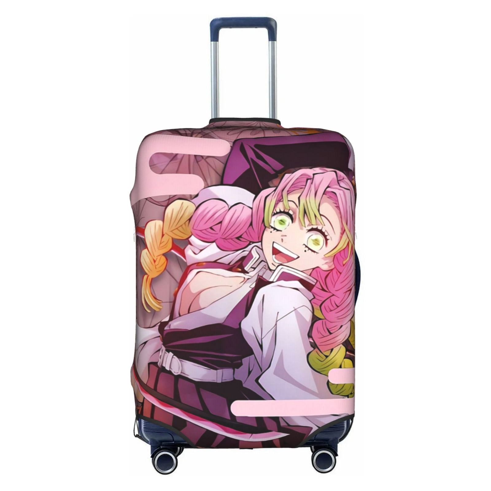 Double-sided Printed Luggage Cover Demon Slayer Kanroji Mitsuri Travel Suitcase Protector ...