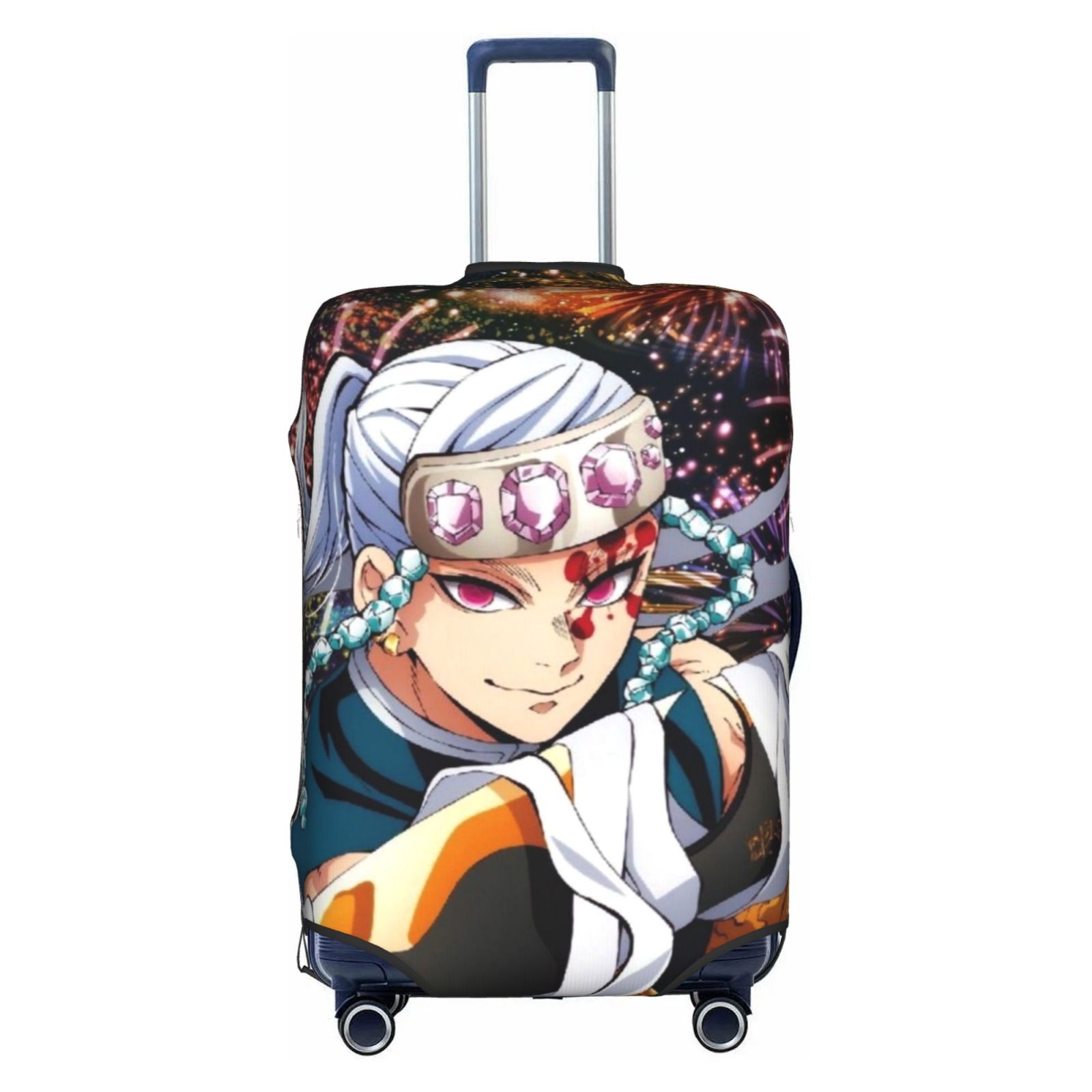 Double-sided Printed Luggage Cover Demon Slayer Uzui Tengen Travel ...