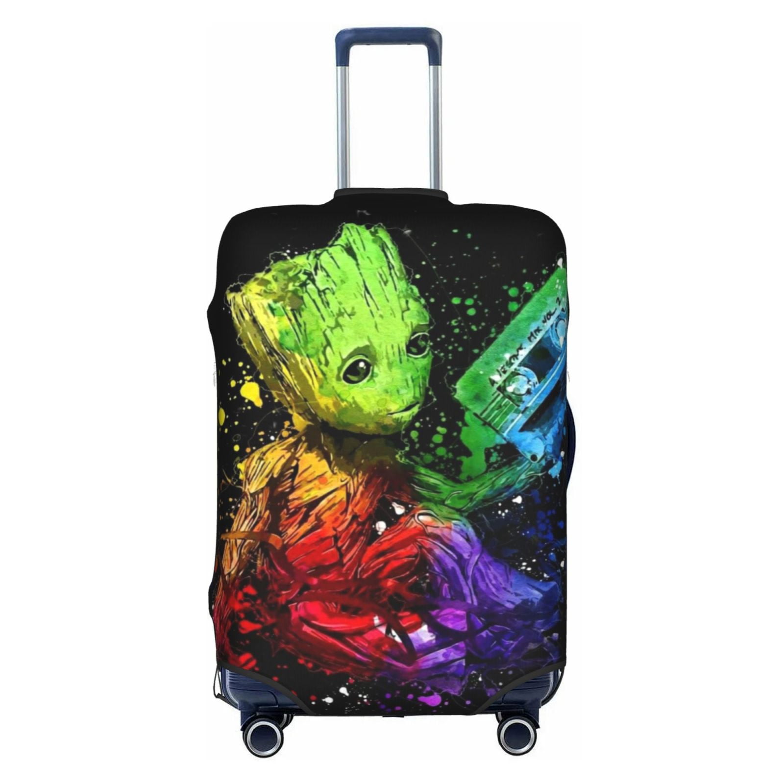 Double-sided Printed Luggage Cover Groot Travel Suitcase Protector ...