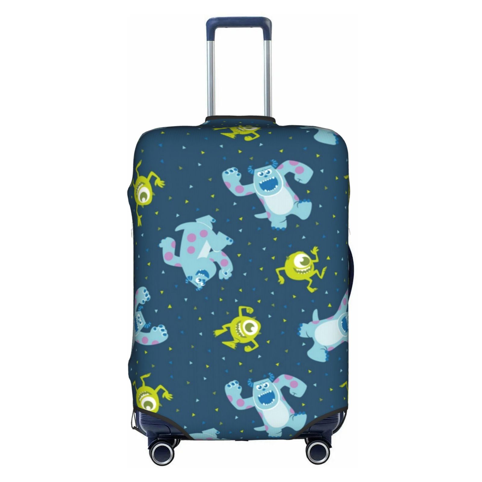 Double-sided Printed Luggage Cover Monsters Inc Travel Suitcase ...