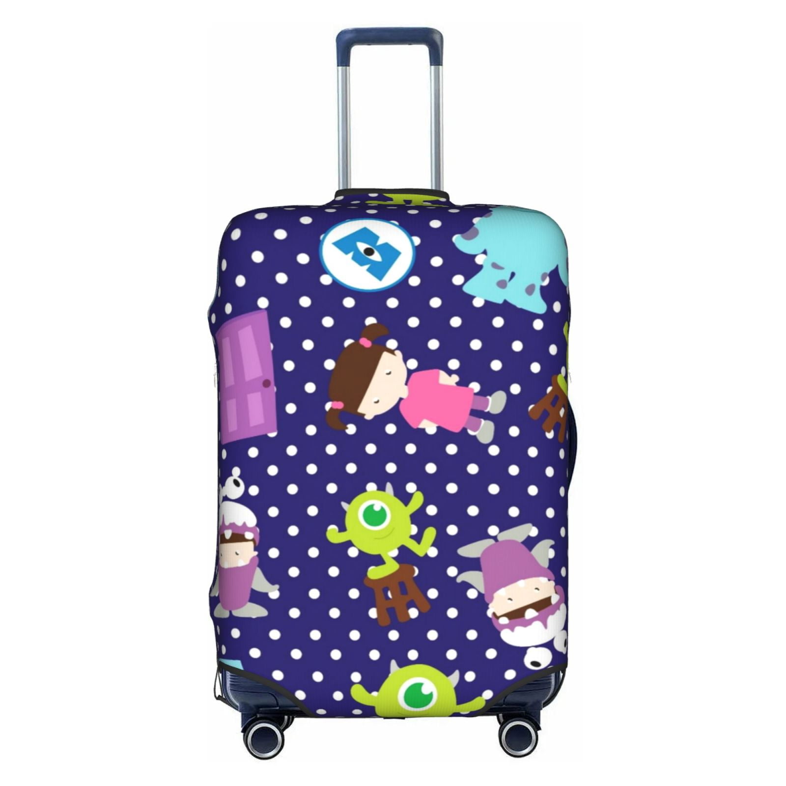Double-sided Printed Luggage Cover Monsters Inc Travel Suitcase ...