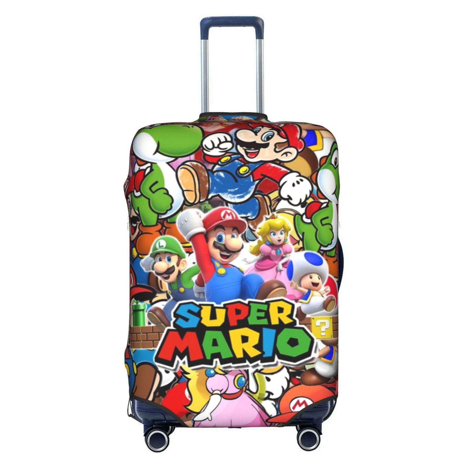 Double-sided Printed Luggage Cover Super Mario Travel Suitcase ...
