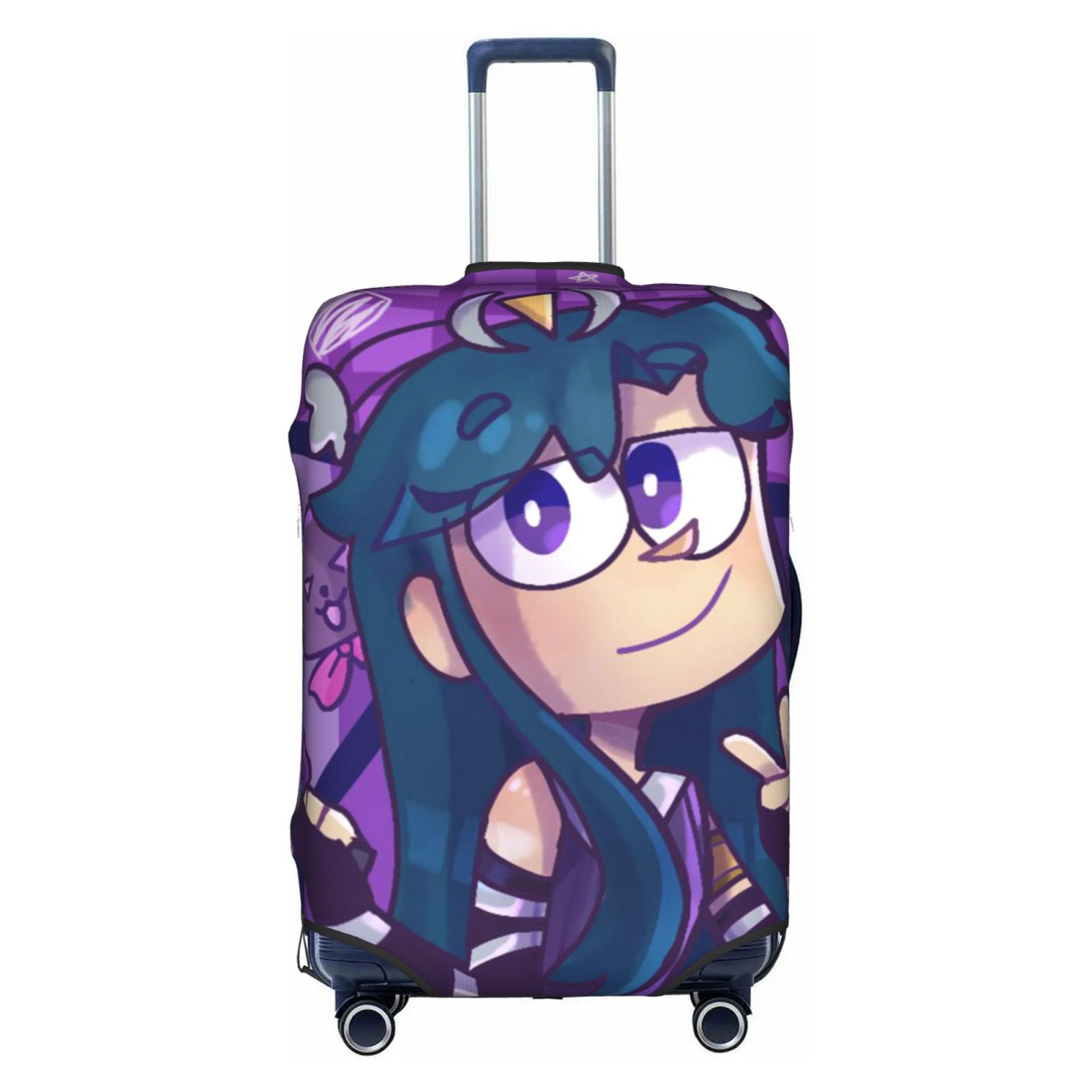 Double-sided Printed Luggage Cover The Krew Its Funneh Travel Suitcase Protector Baggage Covers ...