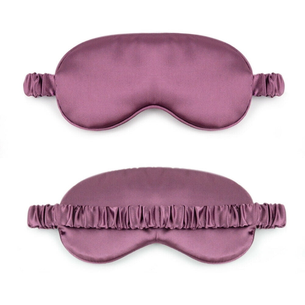 Double-sided Satin Silky travel Sleep Eye Mask Cover Padded Blindfold ...