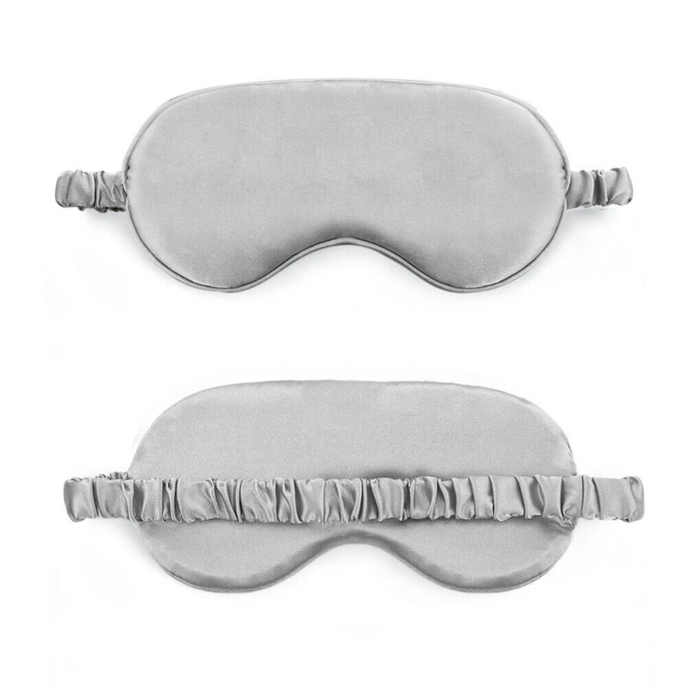 Double-sided Satin Silky travel Sleep Eye Mask Cover Padded Blindfold ...