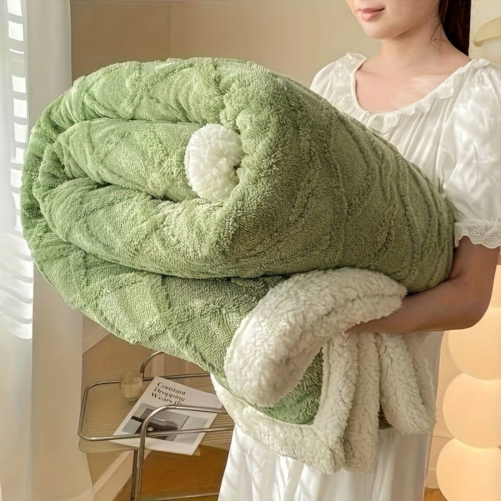 Double-sided Taffy Blanket-All-season, Skin-friendly, Sleep Blanket ...