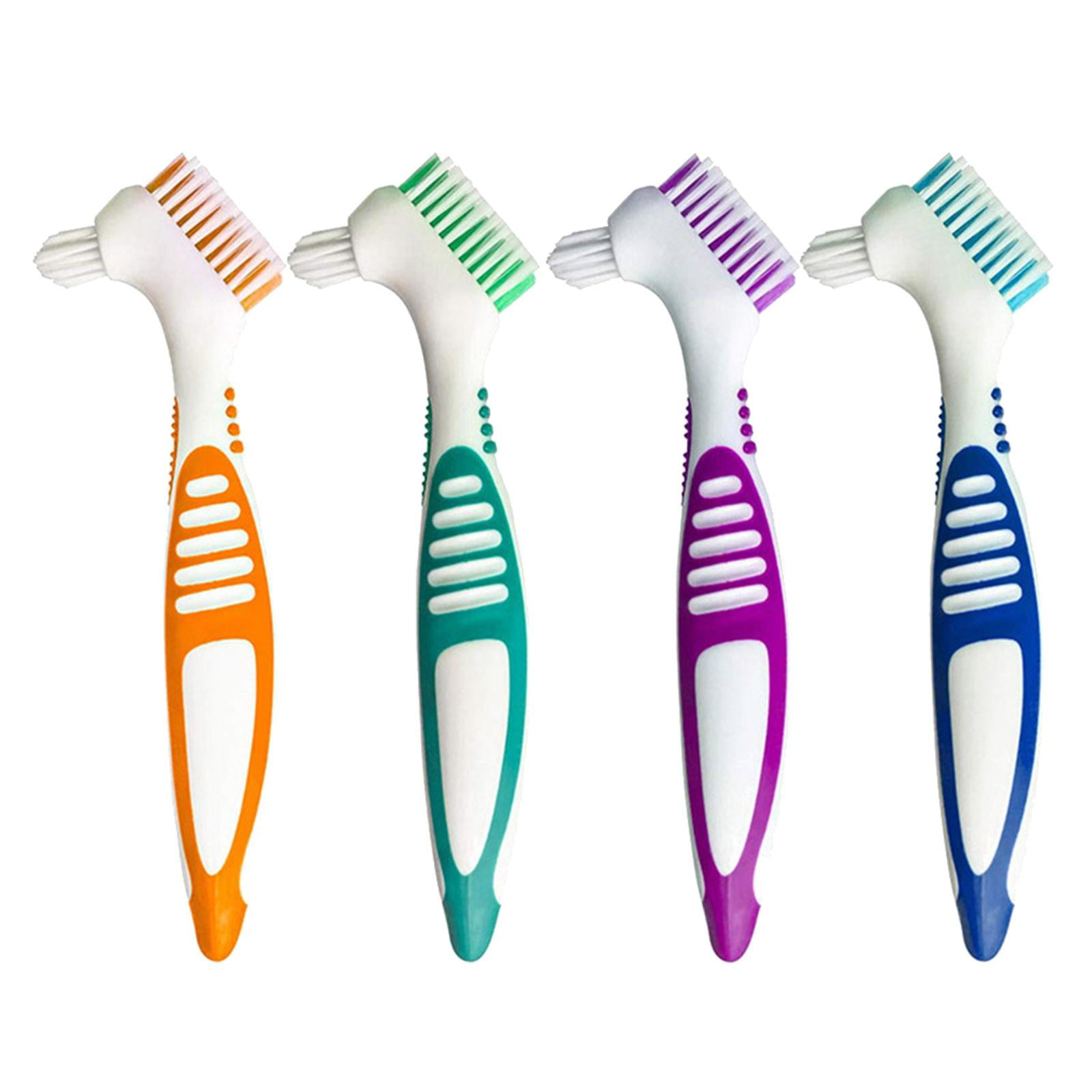 Double-sided Toothbrush for Set of 4 Bristles Residue Toothbrush ...