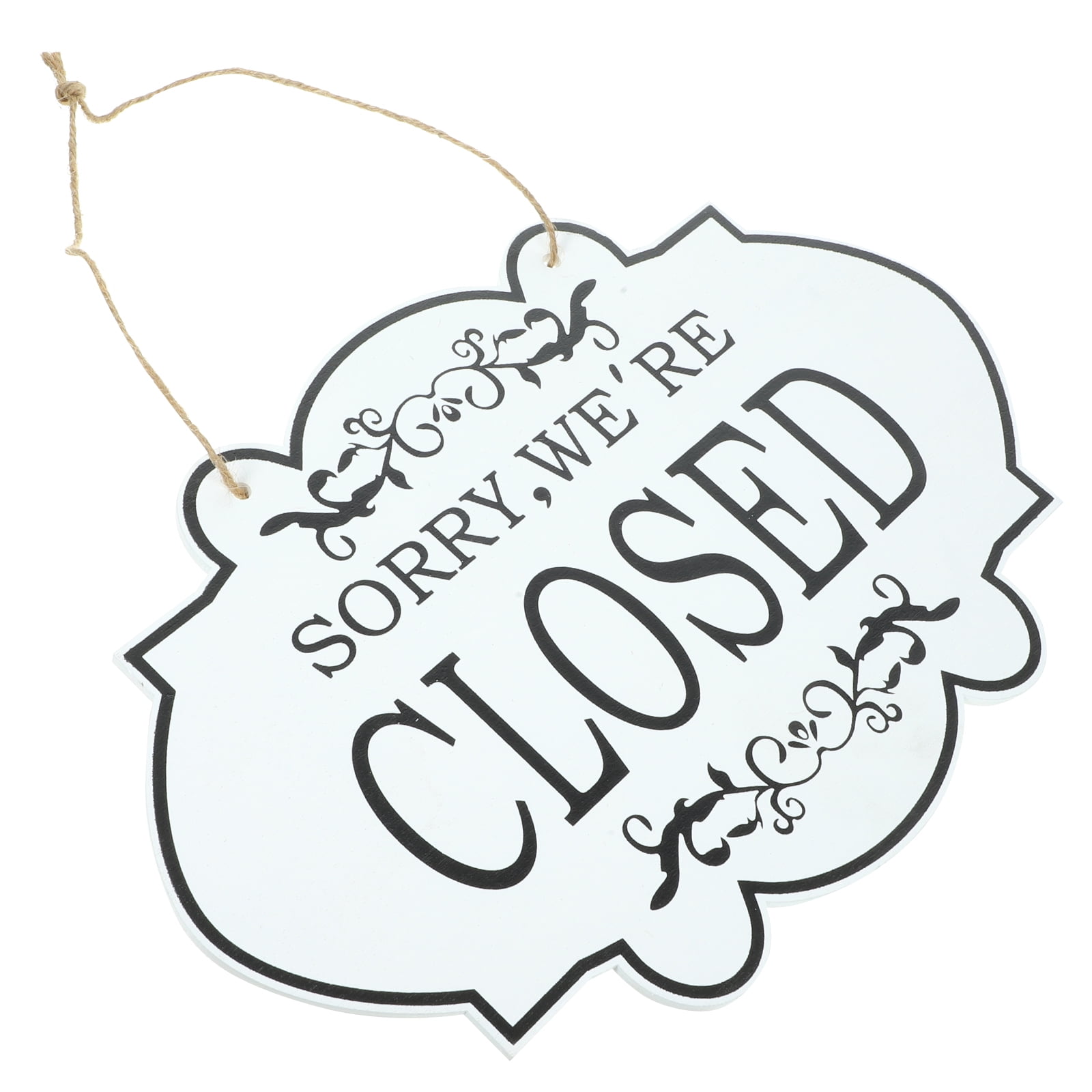 Double-sided Wood Open Closed Business Sign Decorative Open Sign Closed ...