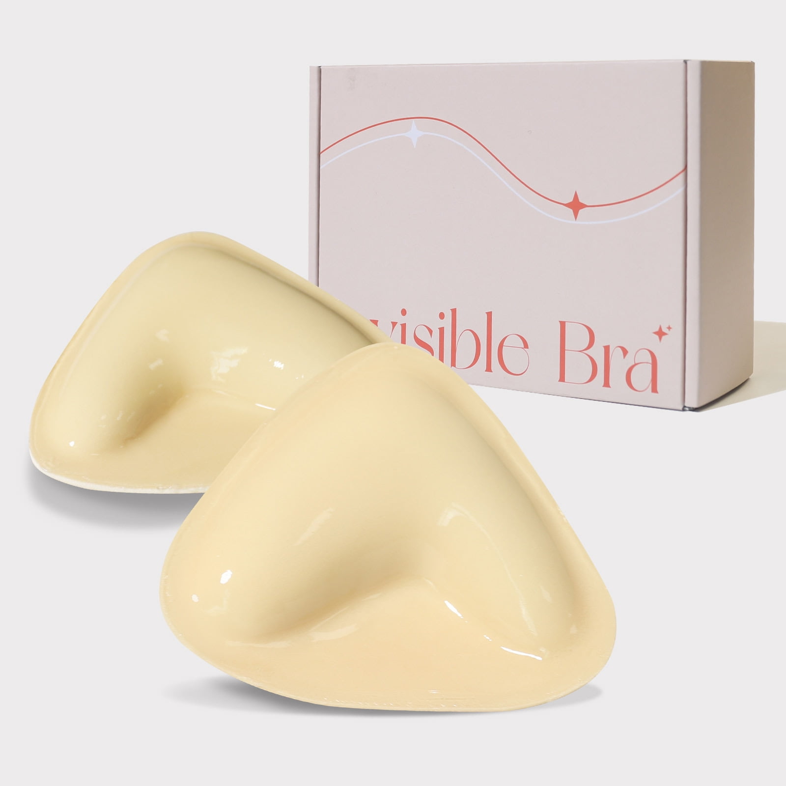 Double-sided brushed tape cotton triangle invisible breathable small ...