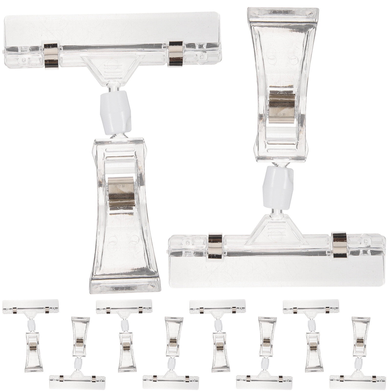 10pcs Double Sided Clip Card Stand Message Clip Tag Double Memo Clip ...