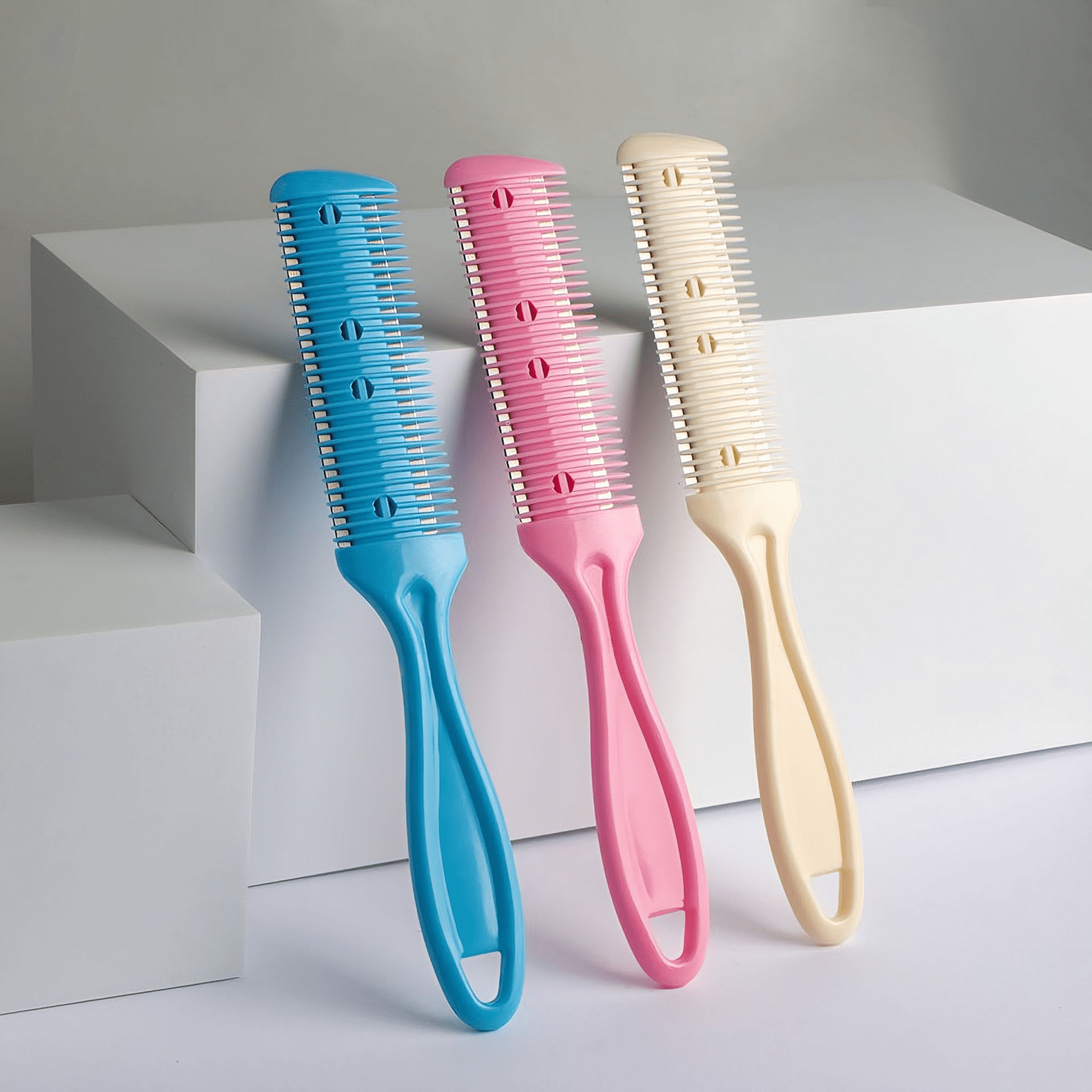 Double-sided knife hair cutting comb + hair removing thin hair cutting ...