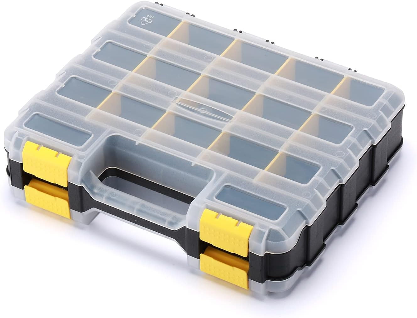 Double sided tool organizer, customizable detachable plastic partitions ...