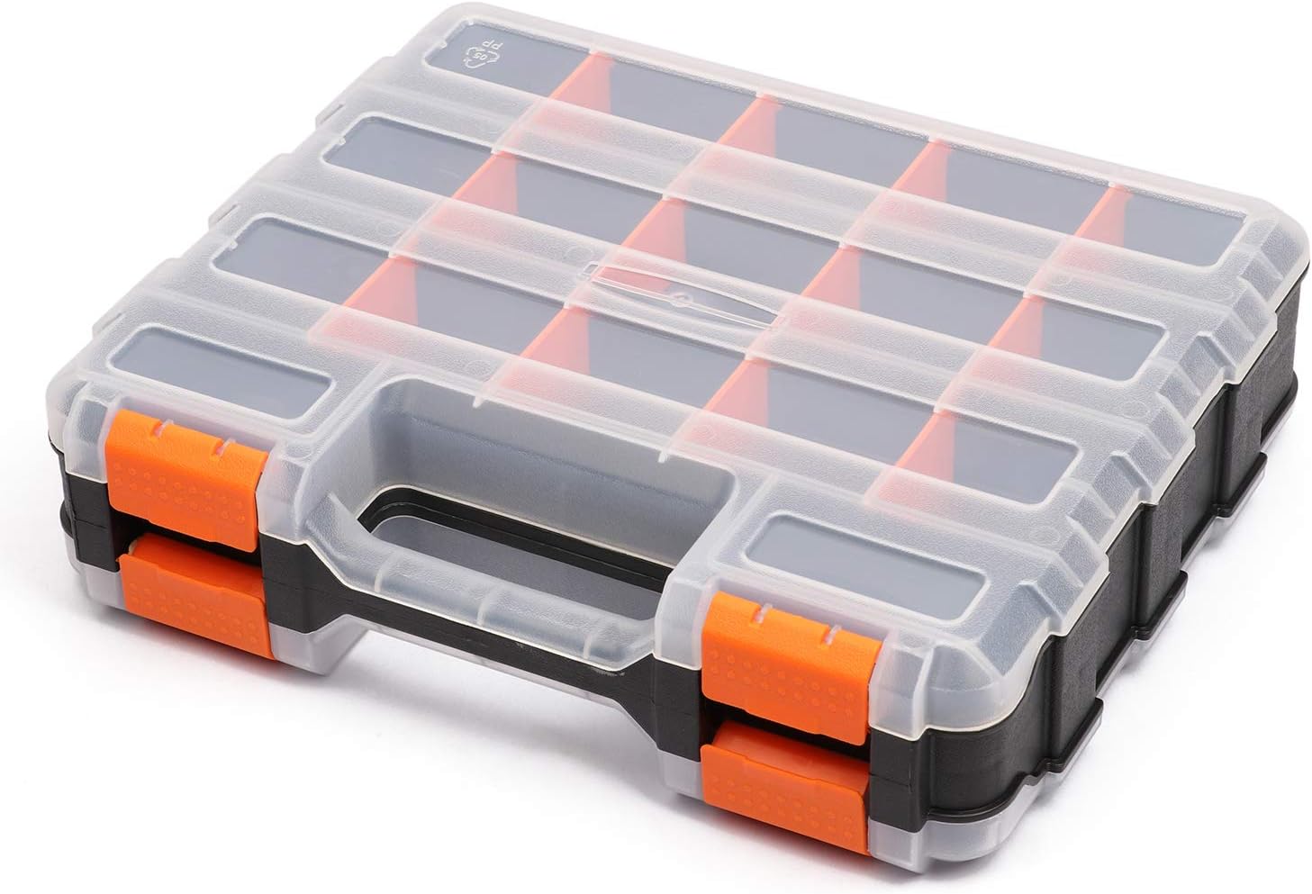 Double-sided tool organizer, customizable removable plastic dividers ...