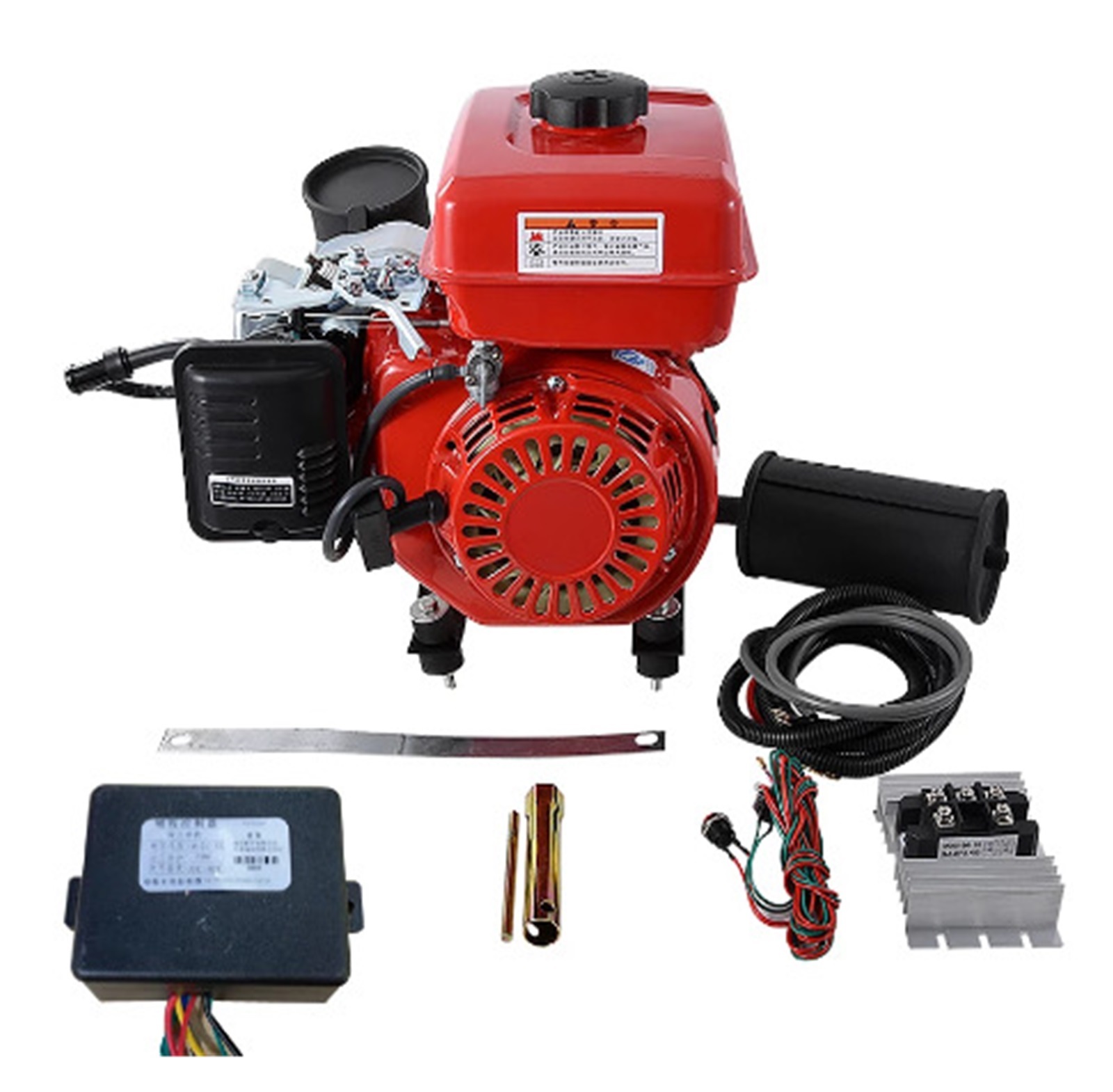 Double-silencer 3000r/min 3000W Gasoline Generator Range Extender ...