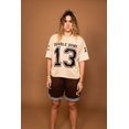 DoubleDown- Football Jersey Creme - Walmart.com