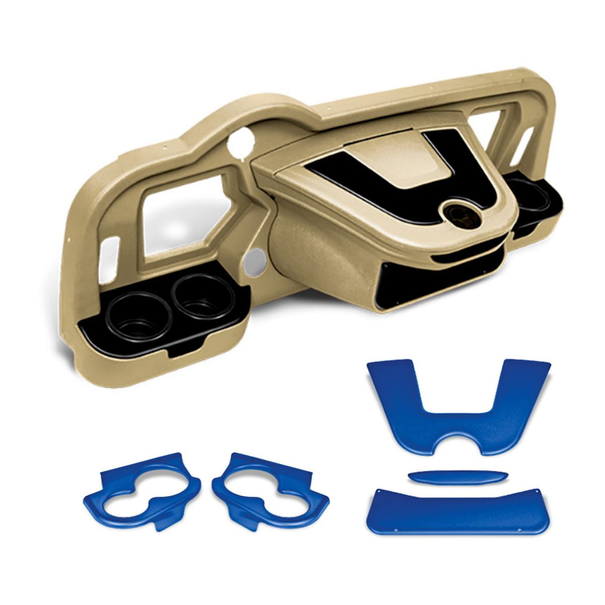 DoubleTake Sand Sentry Golf Cart Dash with Blue Inserts for EZGO TXT ...