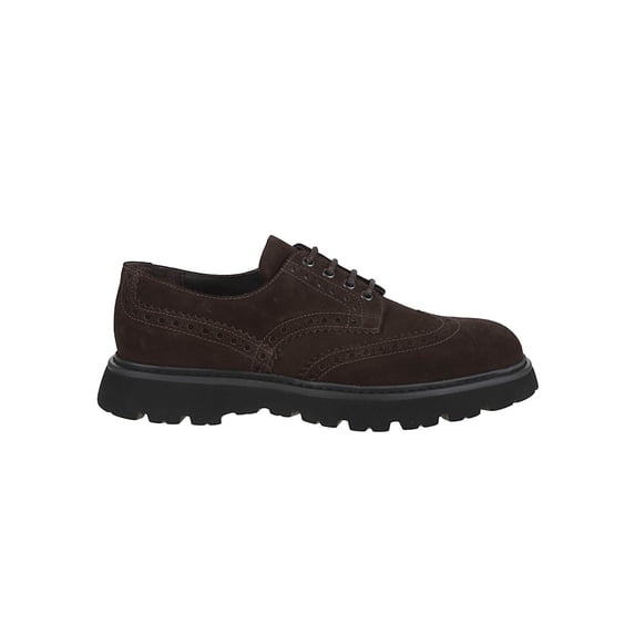 Doucal's Wingtip Brogue Shoes In Brown Suede Black (Men's) - Walmart.com