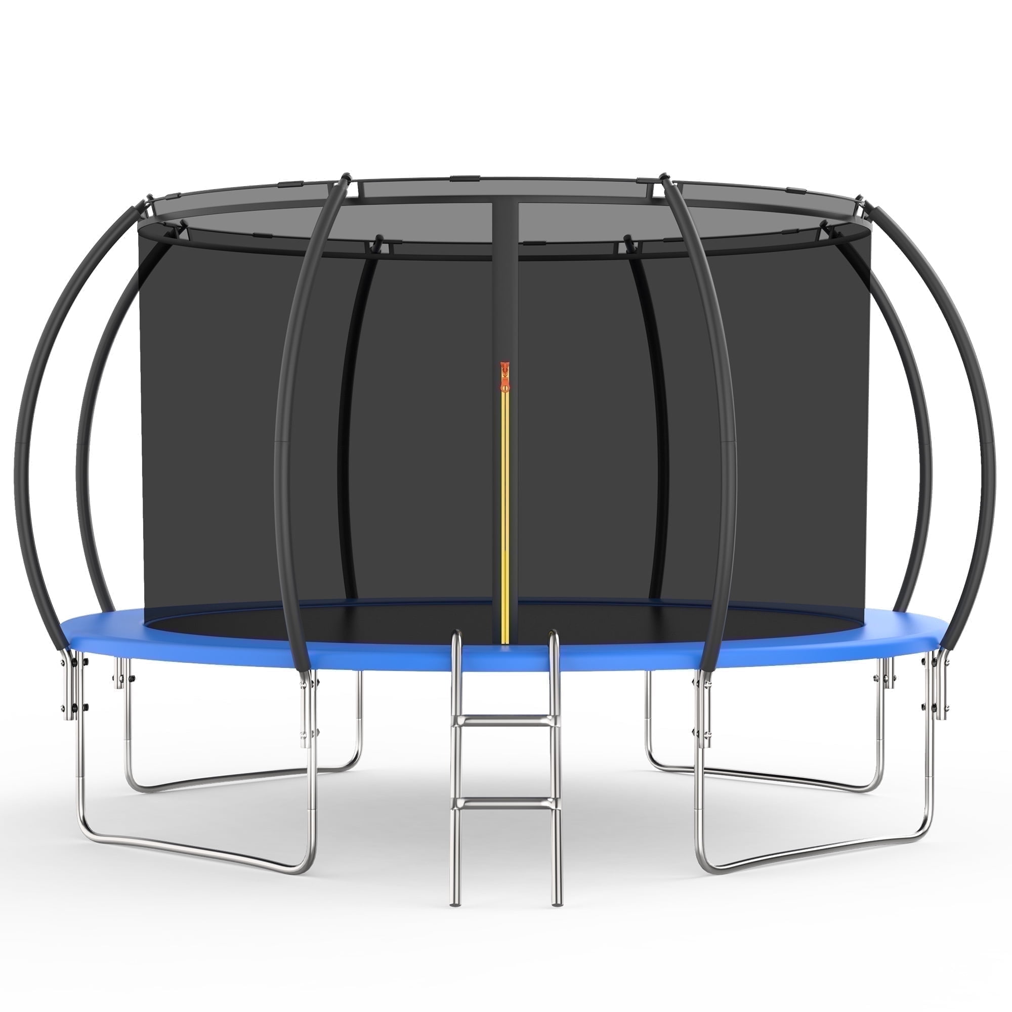 FUNTOK 12 FT Trampoline with Enclosure Net for Kids Adults, 1000 LBS ...