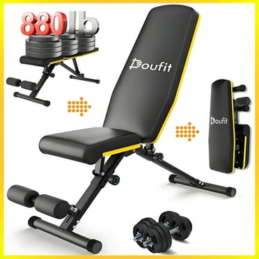 Weider Legacy Adjustable Bench with 14 Positions, 410 Lb. Weight Limit ...