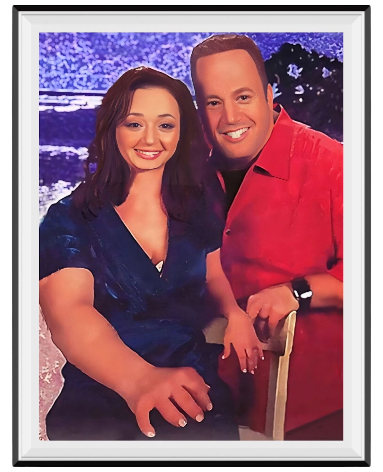 Doug And Carrie Portrait Painting Poster - Walmart.com