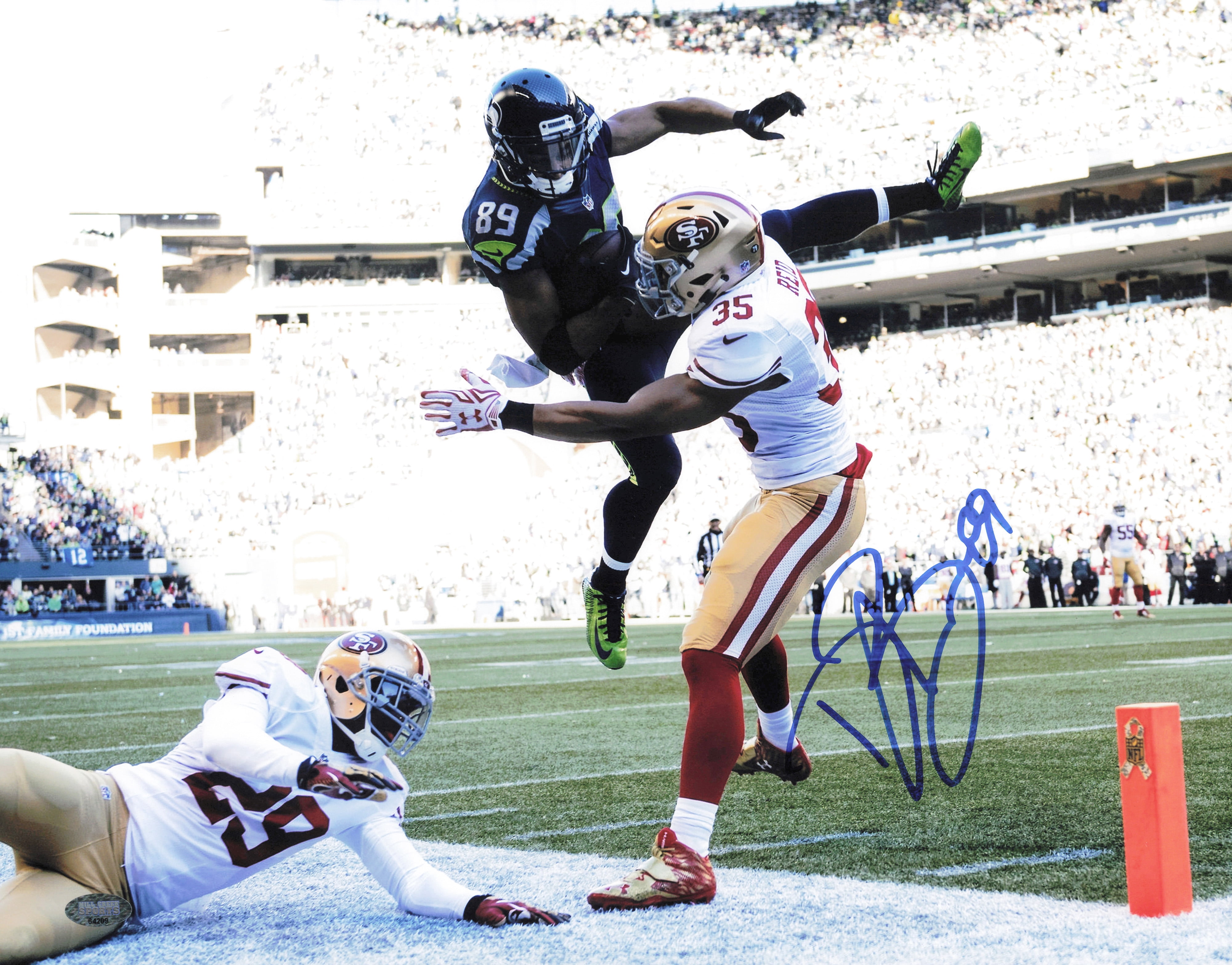 Doug Baldwin Autographed 11x14 Photo Seattle Seahawks MCS Holo #64209 ...