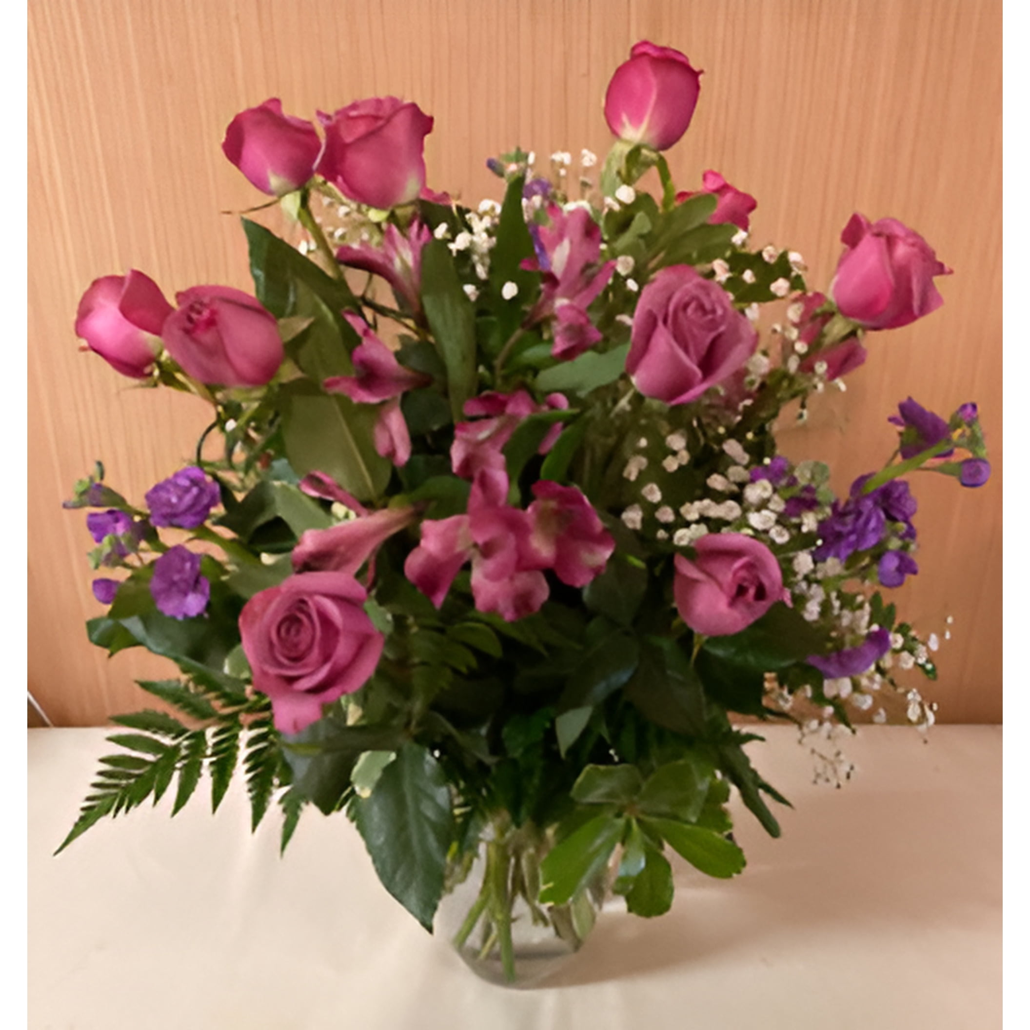 Doug Ruling Flower Shop Lavender & Then Some! Vase Arrangement ...