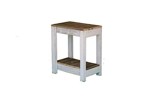 Doug and Cristy Designs White Combo End Table - Walmart.com