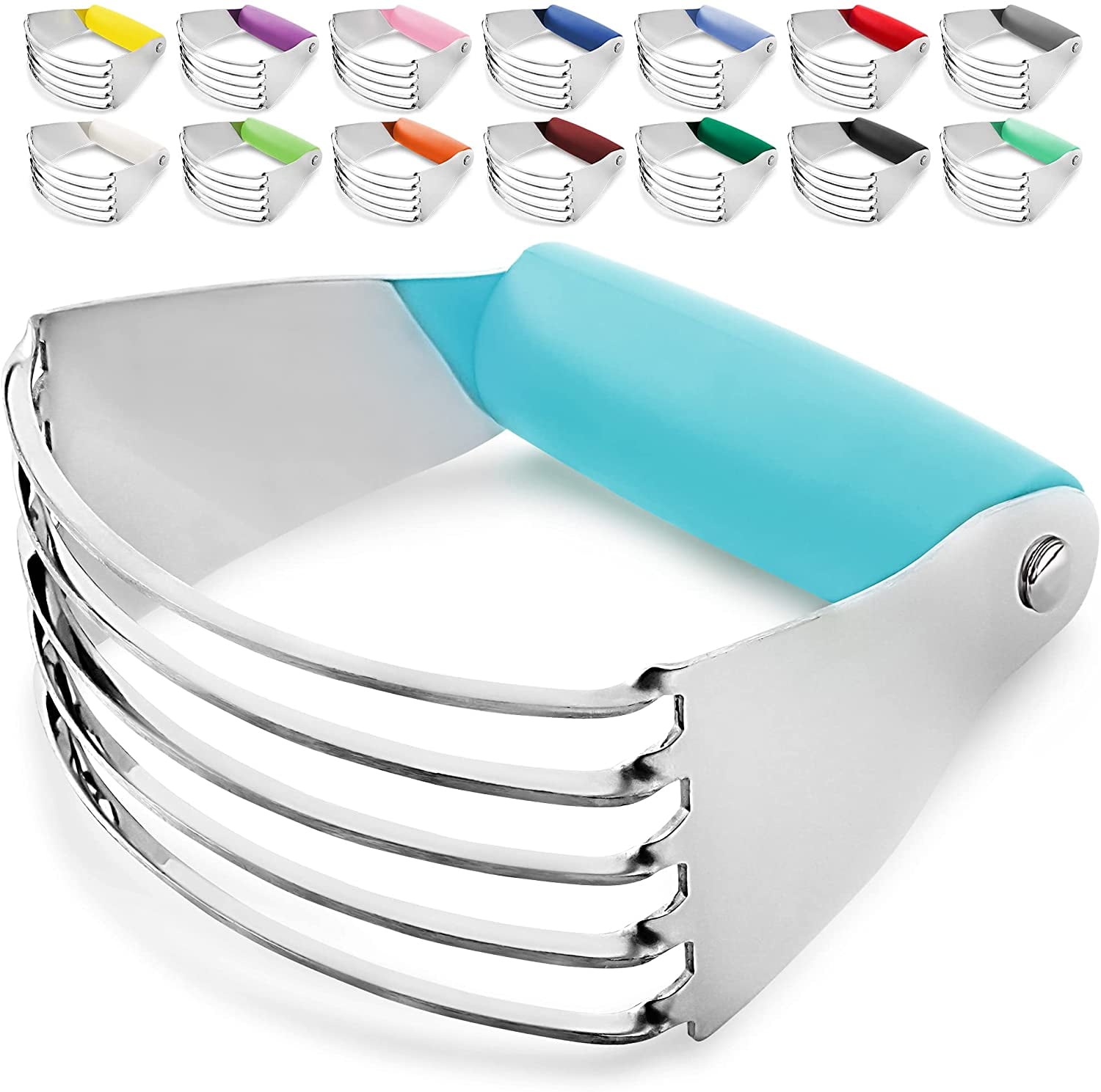 Dough Blender - Stainless Steel Pastry Cutter, Heavy Duty Dough Cutter ...