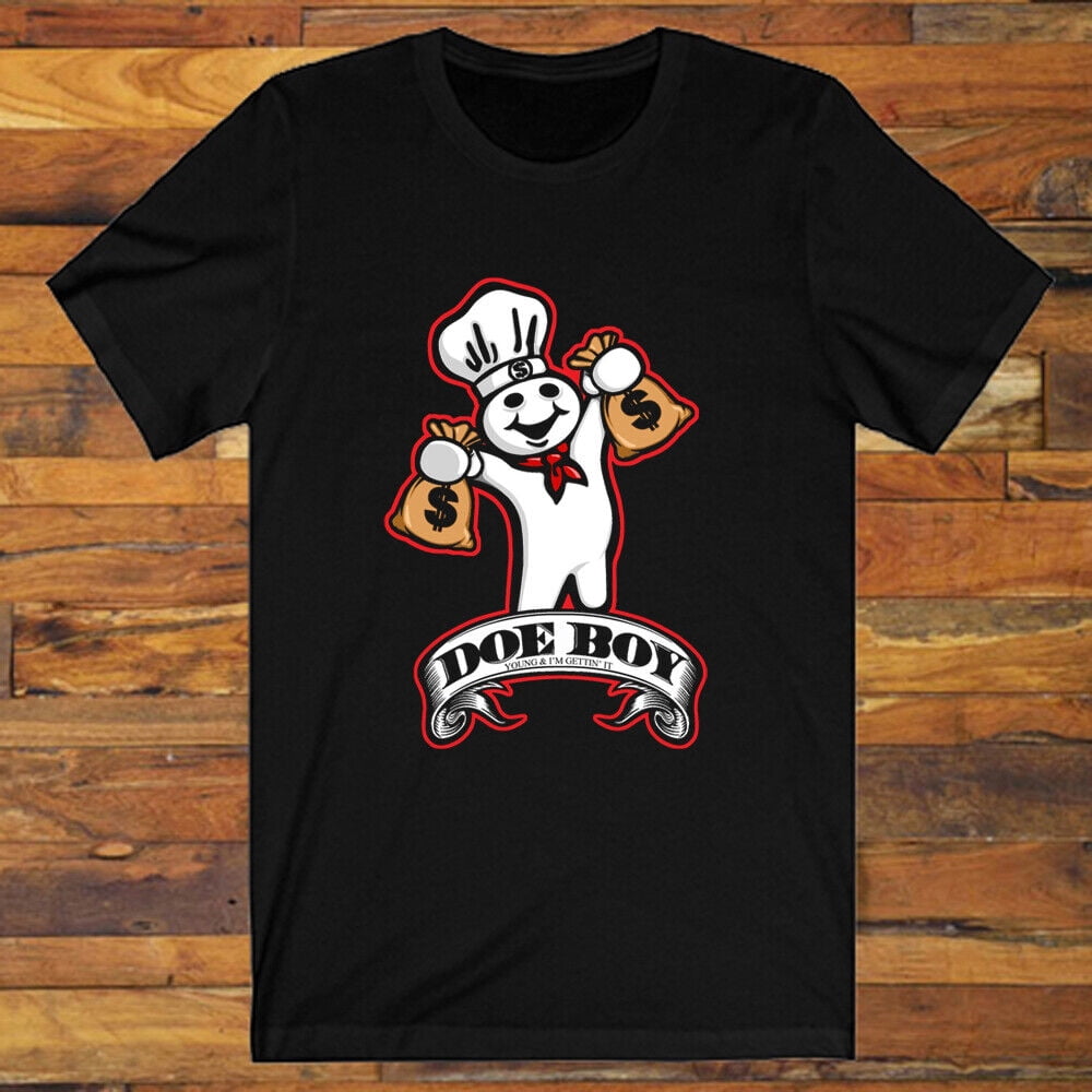Dough Boy Doe Boy Getting Paid Men's Black T-Shirt S-5XL - Walmart.com