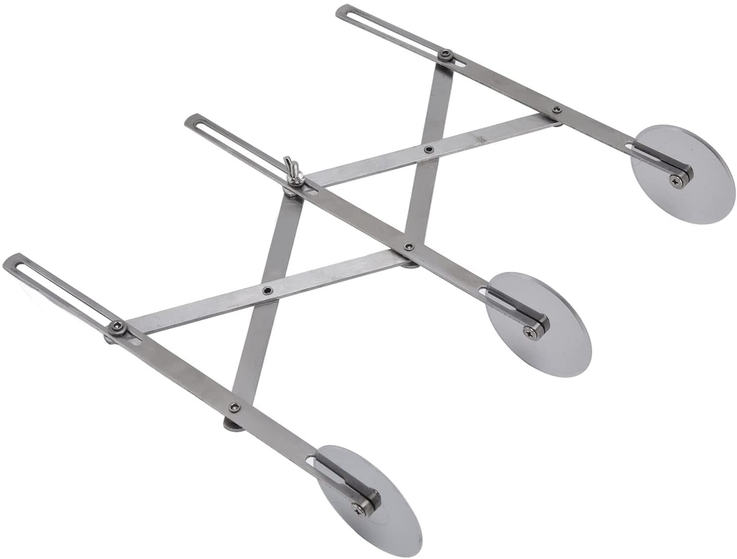 Dough Divider, Pizza Divider, 3 Wheel Stainless Steel Pastry Cutter ...