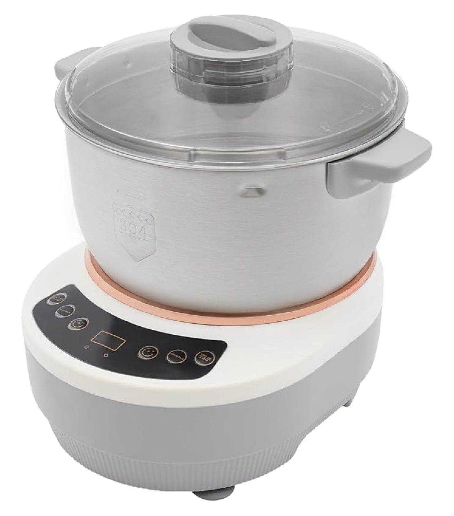 Dough Mixer 5L Electric Dough Kneading Machine with Ferment Function ...