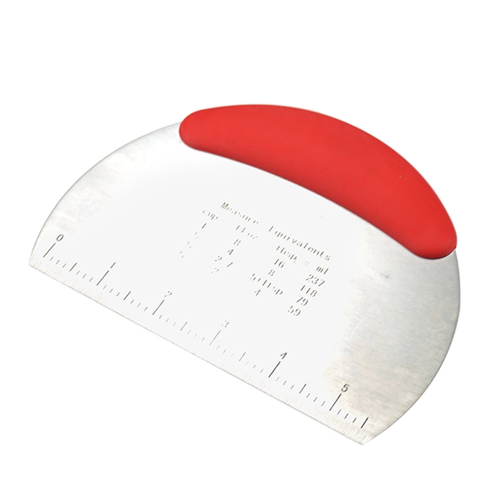 Dough Pastry Scraper Chopper/Stainless Steel Dough Scraper Cutter with ...